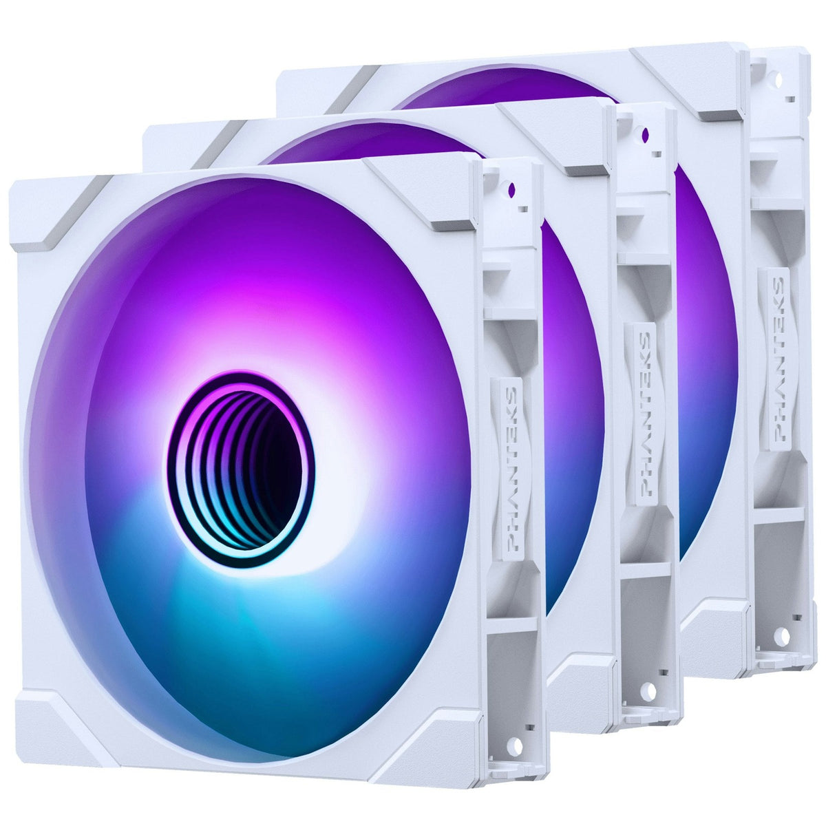 Phanteks M25 Gen2 DRGB White 140mm PWM Triple Pack — Computer Orbit