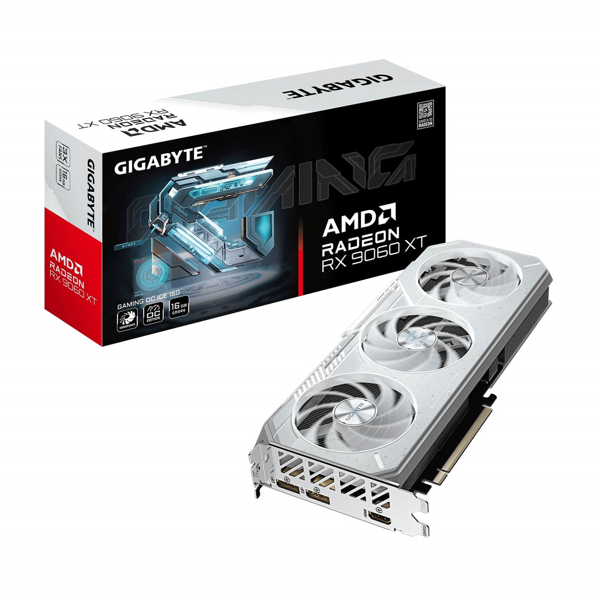 Gigabyte RX 9060 XT 16GB Gaming OC Ice Graphics Card — Computer Orbit