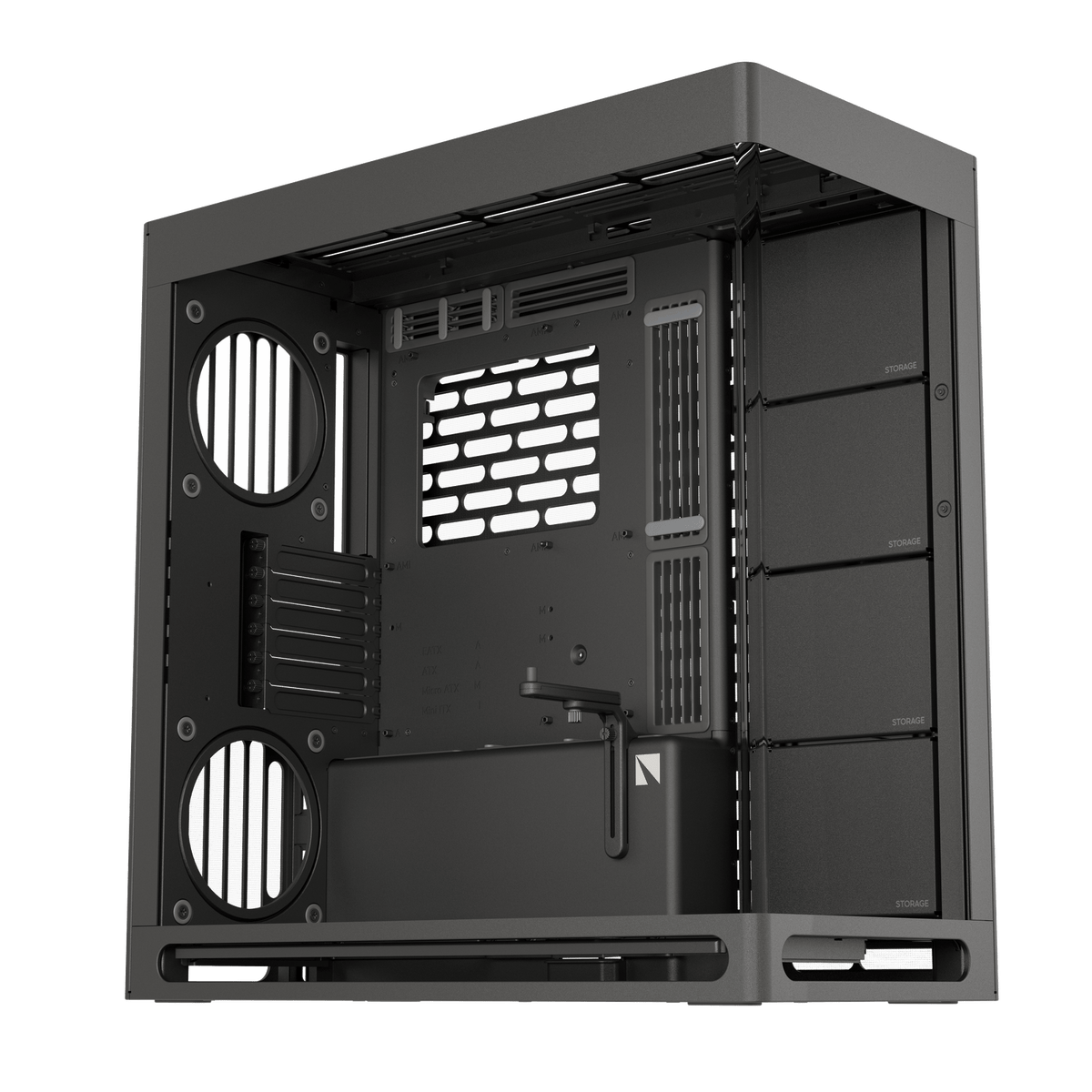 HAVN HS420 Premium Black ATX PC Case — Computer Orbit