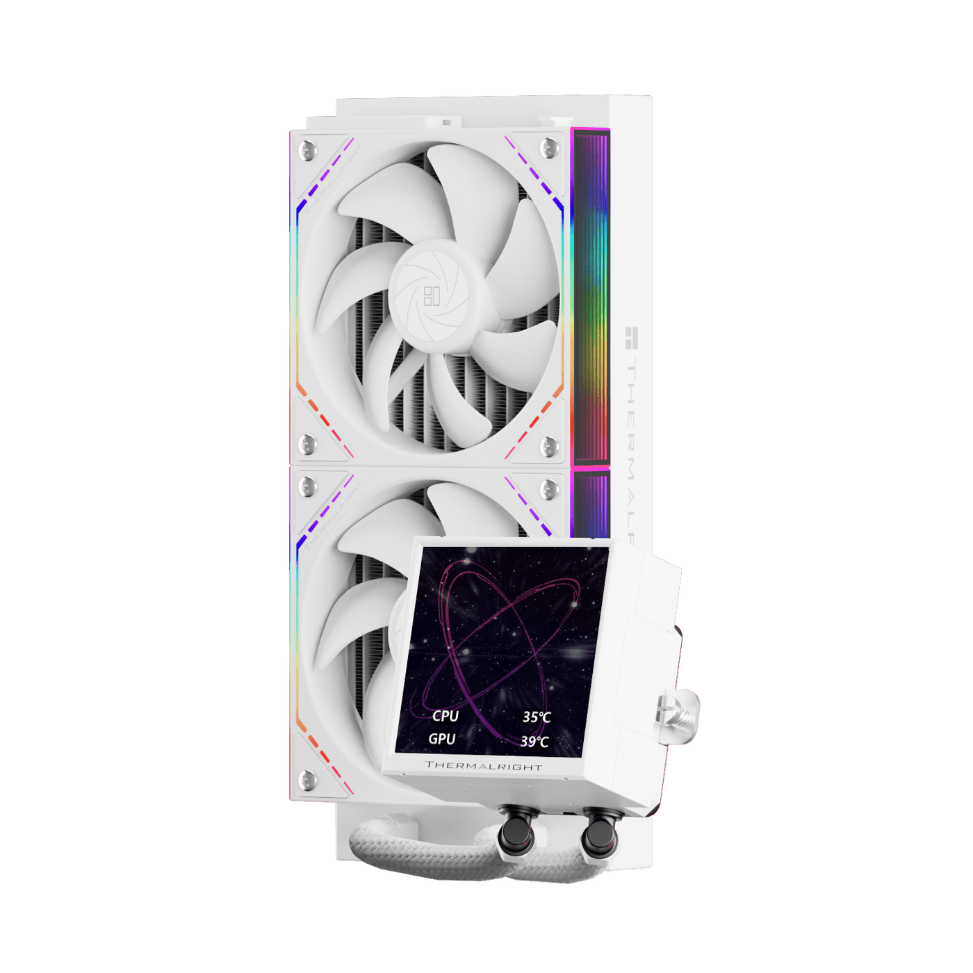 Thermalright Peerless Vision 240 ARGB White LCD AIO Liquid Cooler ...